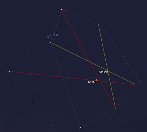 How to find Messier 10 and Messier 12 | EOTS